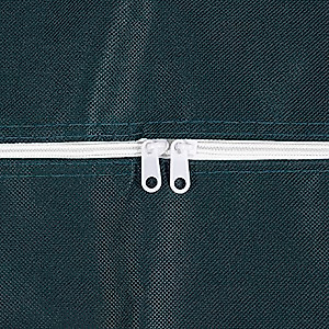 PATIKIL Closet Storage Bags, 27.5'' Length Waterproof Clothes Blankets Organizer Bag with Carrying Handles for Bedding, Green