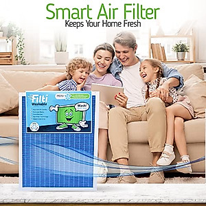 Filtri Washable Durable Household HVAC 16 x 25 x 1 High Efficiency MERV 13 Fine Particulate Replacement Reusable Furnace Air Filter