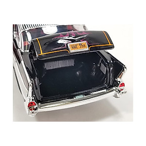 ModelToyCars 1957 Chevy Bel Air Hot Rod Big Daddy Ed Roth, Black - Acme A1807014-1/18 Scale Diecast Car