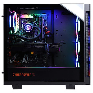 CyberpowerPC Gamer Xtreme VR Gaming PC, Intel i7-10700K 3.8GHz, GeForce RTX 3060 12GB, 16GB DDR4, 1TB NVMe SSD, WiFi Ready & Win 10 Home (GXiVR8400A6)
