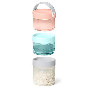 Skip Hop Baby Feeding Travel Set, 6pc, Soft Tea