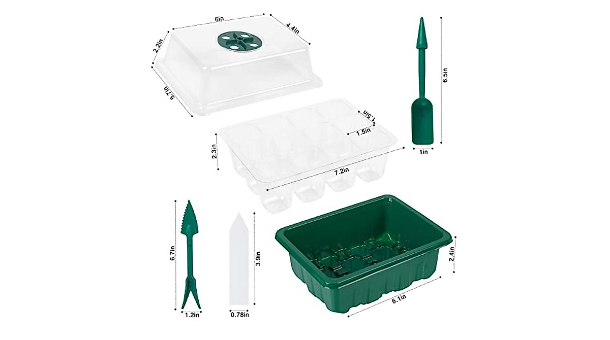 JERIA Seedling Trays Kit - 20 Packs for Healthy Plant Growth