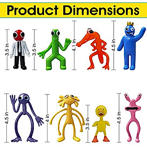 VICTORA Rainbow Friends Toys 4.5 Inches Action Figures Toys, Birthday Gifts for Kids Toy Set For Gaming