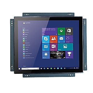 17 Inch Open Frame Design Touch Screen Monitor Display with VESA & Rear Mounting Bracket for Kiosk Industrial Automation POS Retail Self-Service