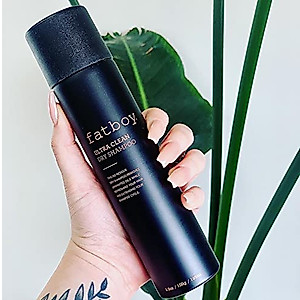 Fatboy Hair Ultra Clean Dry Shampoo, Oil Absorbing and Refreshing, Dry Hair, 1 Oz.