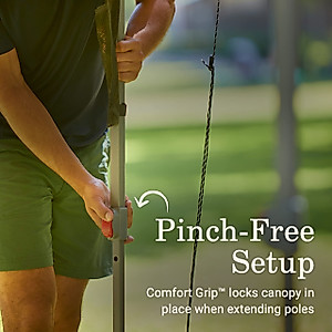 Coleman Oasis Pop-Up Canopy Tent with Wall Attachment, 10x10ft/13x13ft, Portable Shade Shelter with Easy Setup & Takedown, Great for Campsite, Park, Backyard, Tailgates, Beach, & More