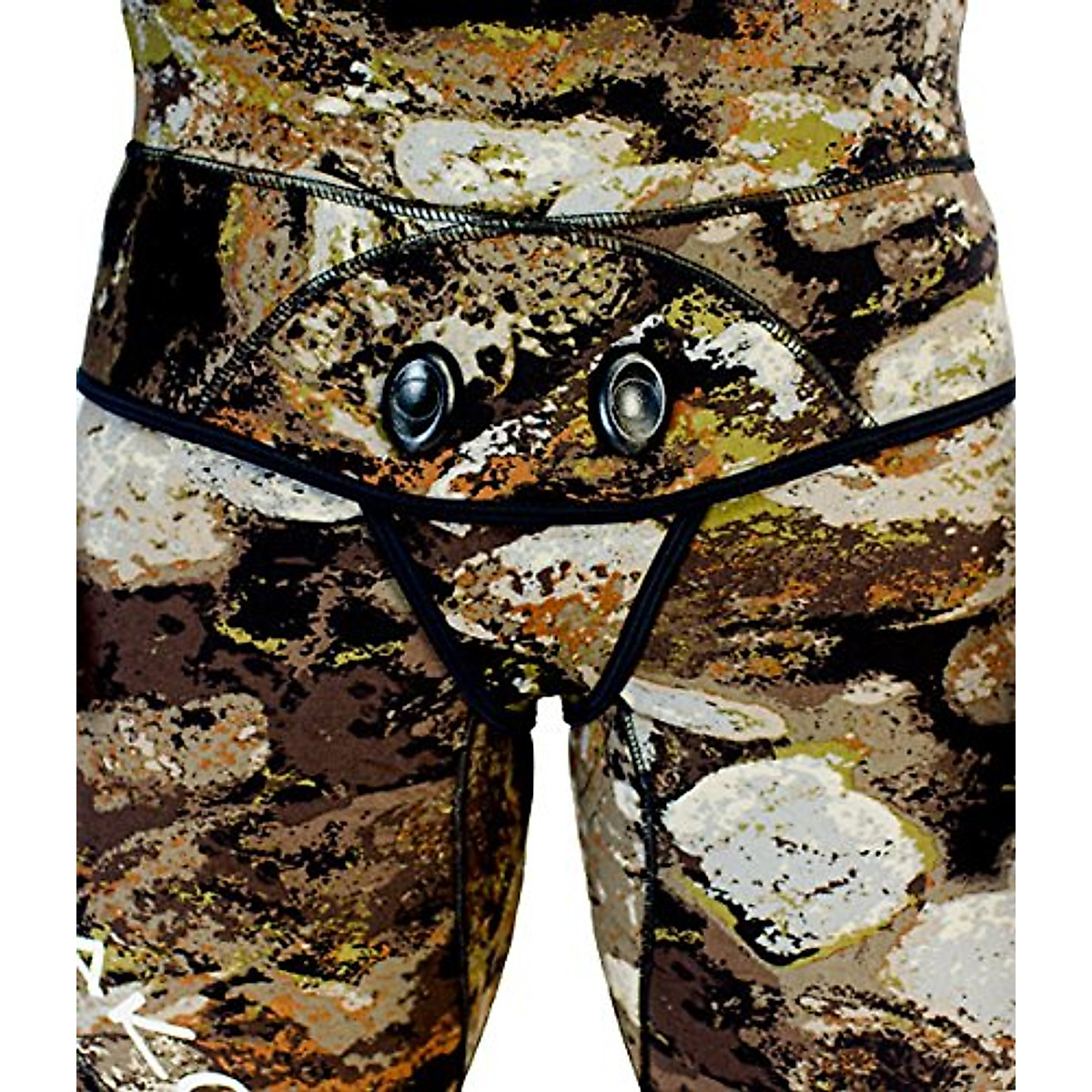 MAKO Spearguns Mens Spearfishing Wetsuit 3D Yamamoto Reef Camo 5mm 2 Piece (Large)