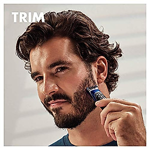 Gillette Styler, 1 Beard Trimmer for Men with 1 ProGlide Razor Blade Refill, 1 Battery, 3 Comb Attachments, Waterproof