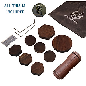 FOXBITE Miniature Painting Holder, Painting Handle for Miniautres Compatible with DND Miniatures, Scale Model, Fantasy Figurines Acrylic Detail Brush Set Painting. kit for Detailing Army