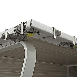 TriPole Tablecloth Clips 32 Pack Stainless Steel Table Cover Clamps Skirt Clips for Home Kitchen Restaurant Picnic Tables