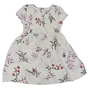 Old Navy Toddler Girls Dress (White Floral) (5T)