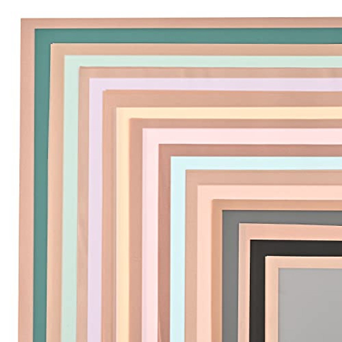 20 Sheet 10 Colors Gold Edge Flower Wrapping Paper, Florist Bouquet DIY Crafts Fresh Flower Bouquet Wrap Gift Box Packaging Material Florist Supplies,Waterproof Floral Wrapping,22.8*22.8 Inches