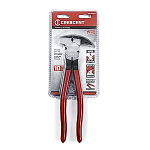 Crescent 10" Dipped Handle Heavy-Duty Solid Joint Fence Tool Pliers - 193410CVNN-05