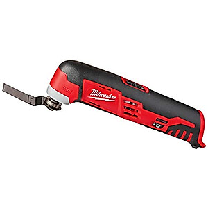 Milwaukee 2426-20 M12 12 Volt Redlithium Ion 20,000 OPM Variable Speed Cordless Multi Tool with Multi-Use Blade, Sanding Pad, and Multi-Grit Sanding Papers (Battery Not Included, Power Tool Only)