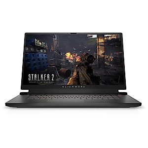Alienware m17 R5 17.3" FHD 360Hz Gaming Laptop - AMD Ryzen 7 6800H 8-Core up to 4.70 GHz CPU, 32GB DDR5 RAM, 512GB NVMe SSD, GeForce RTX 3070 Ti 8GB GDDR6, Windows 11 Home, Dark Side of The Moon