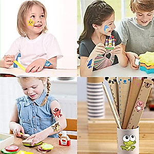 Metker Tattoos for Kids - 150 Sheets(1700 Mixed Styles Patterns) | Temporary Tattoos Stickers for Girls and Boys | Goody Bag Favor for Parties | Non-toxic、Skin-Safe*、Cosmetic-Grade