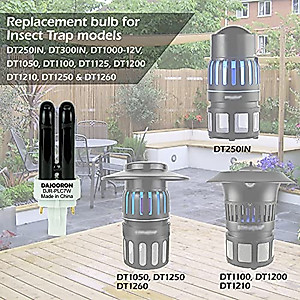DAJOORON 41050 Replacement Bulbs for DT250IN, DT1100, DT1210 Insect Traps Mosquito Killer Mosquito Trap, 1/2 Acre