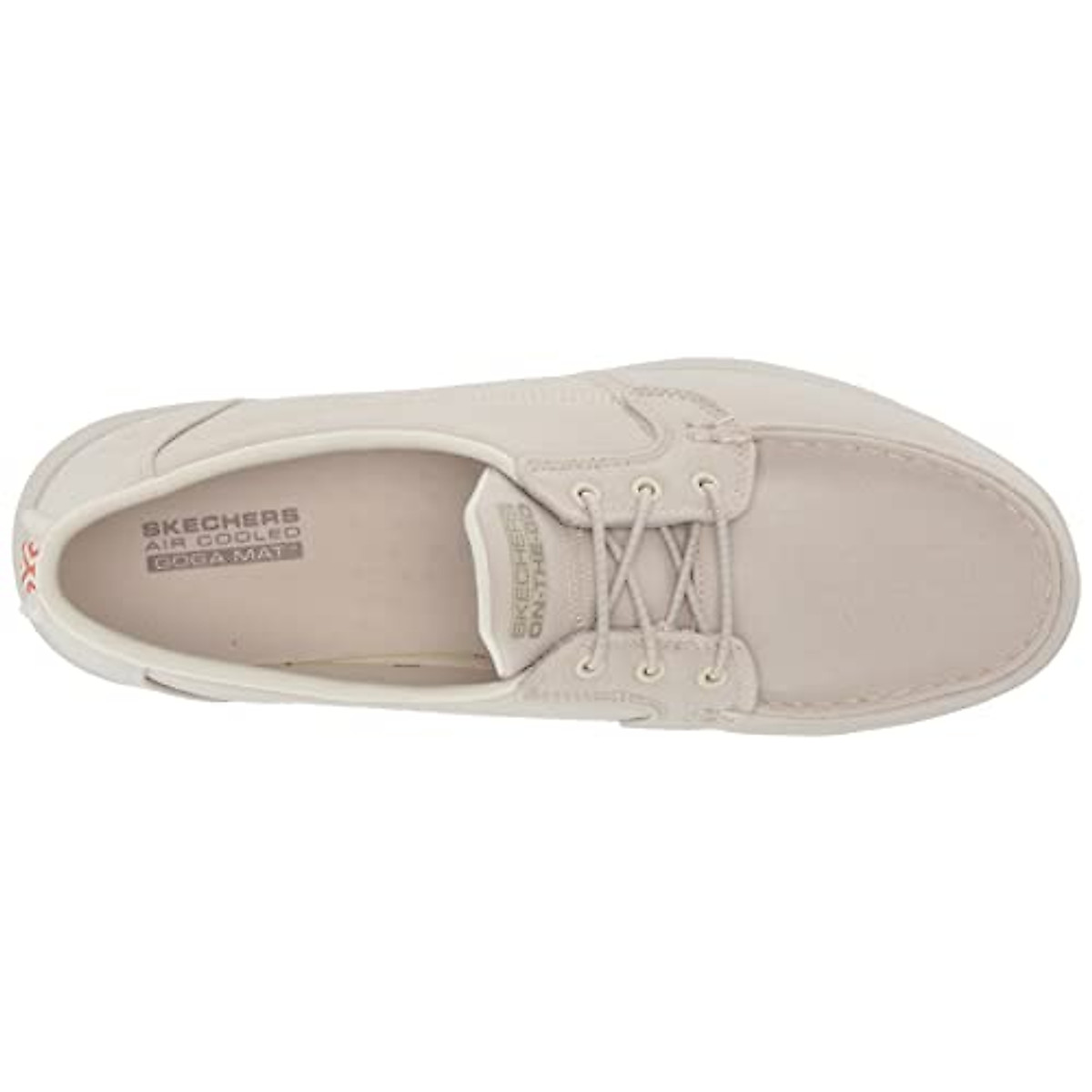 Skechers Women's ON-The-GO 2.0-Bungee Boat Shoe, Natural, 7.5