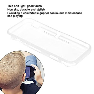Janzoom TPU Sleeve, Protective Case Portable Comfortable Comprehensive Protection Anti Fingerprint Half Packed for Switch Lite(Transparent)