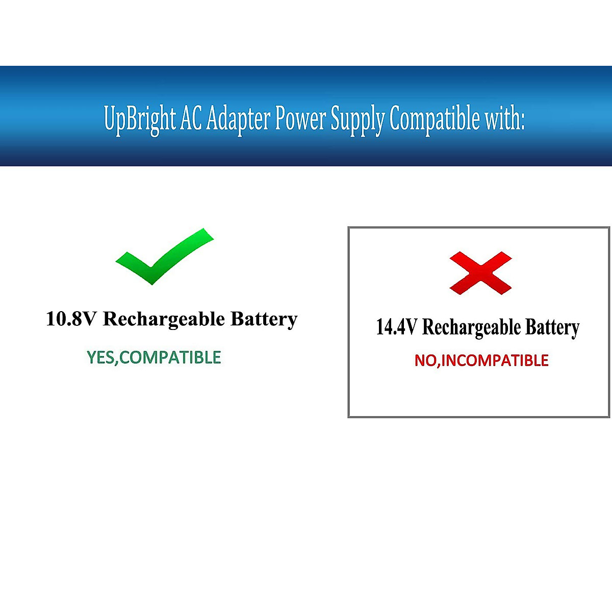 UpBright AC/DC Adapter Compatible with Bissell 2389 Pet Hair Eraser 2389C Powerlifter Lithium Ion Adapt 2286 2286A 2482 2482C 10.8 Volt Li Battery Vacuum Cleaner Z2922UL-10.8V 1616326 1627037 Charger