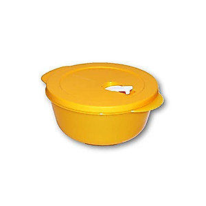 Tupperware (1) Crystalwave Microwave Container 6.25 Cups Papaya Orange
