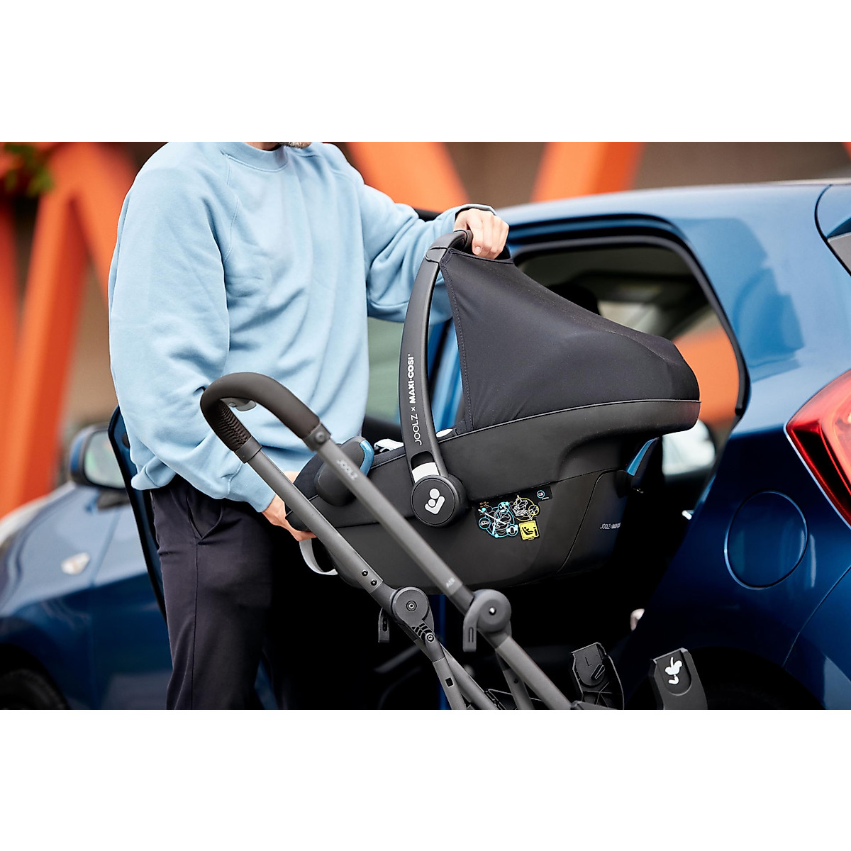 Joolz Car Seat Adapters for Joolz AER/AER+ Baby Strollers - Compatible with Avionaut, Clek, Cybex BeSafe, Maxi-COSI, Nuna, Britax Römer Infant Car Seats- Safe Travel System for Newborn to Toddler