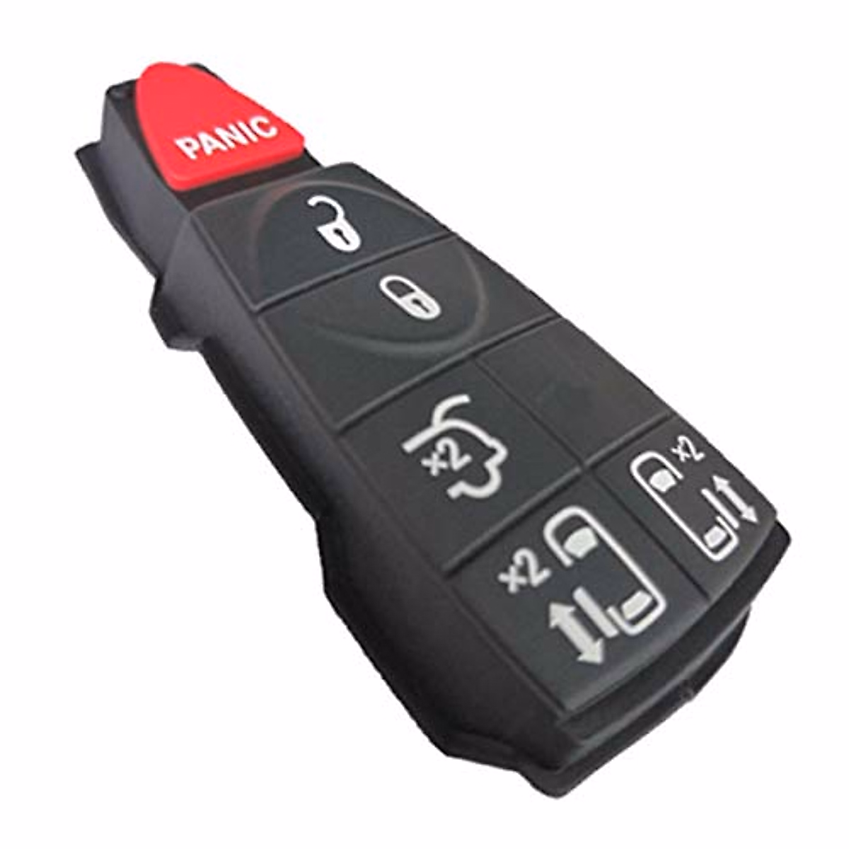 KAWIHEN Keyless Entry Remote Fob Skin Replacement for Chrysler 300 T&C, Dodge Charger Challenger Grand Caravan Ram 1500 2500 3500 4500 Jeep Commander Grand Cherokee M3N5WY783X IYZ-C01C 267F-5WY783X