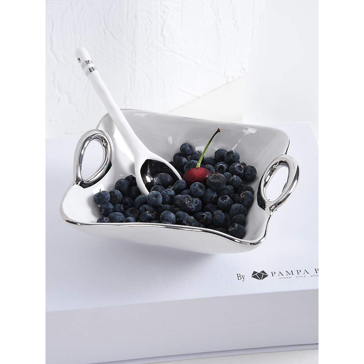 Pampa Bay Get Gifty Bowl & Spoon Set, Handles Design