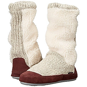 Acorn Slouch Boots Slippers for Women - Comfy, Memory Foam, Non-Slip, Durable, Mid-Calf House Slipper with Indoor/Outdoor Sole