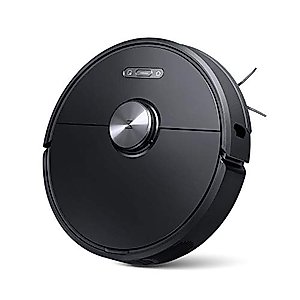 roborock S6 Robot Vacuum, Robotic Vacuum Cleaner and Mop with Adaptive Routing,Multi-Floor Mapping, Selective Room Cleaning, Super Strong Suction, and Extra Long Battery Life, Works with Alexa(Black)