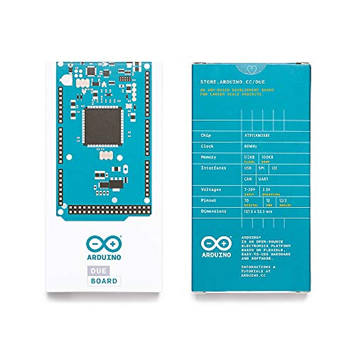 Arduino Due with Headers [A000062]