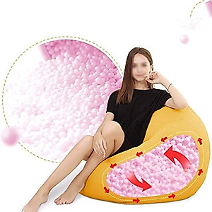 GYDJBD Simple Single Lazy Sofa, Durable Cotton and Linen, Suitable for Living Room Balcony Bedroom