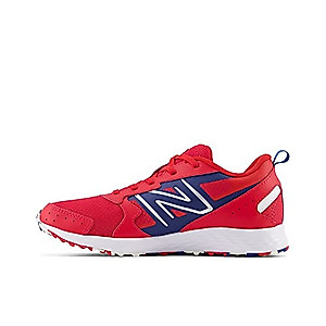New Balance Boy's Fresh Foam 650 V1 Lace-up Running Shoe, Team Red/Night Sky/White, 7 big kid