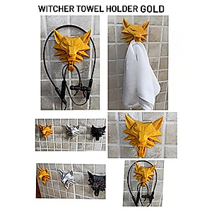 Multi-Utility 3D Printed Self Adhesive Towel Stand (Pack of 3) for Bathroom Accessories| Apron Holder in Kitchen| Headphone Holder| Keyholder (8 x 5 x 8.5) cm.