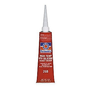 Permatex 81160 3 Oz High-Temp Red RTV Silicone Gasket