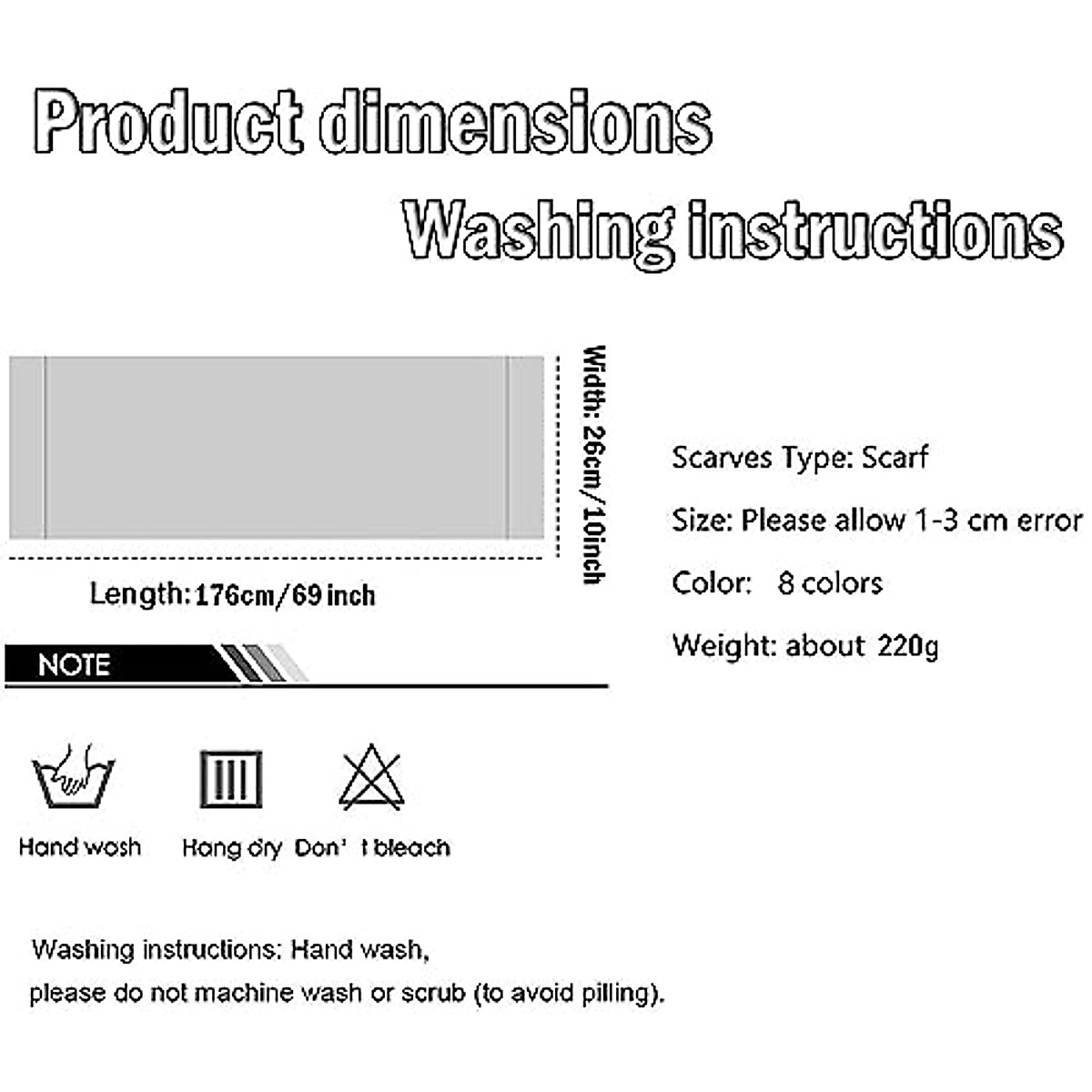 Boaisdus Winter Chunky Knitted Scarf Women's & Men Soft Long Knit Scarves Cold Weather and Wraps Warm Knit Scarfs Women for Outddor(Beige-69 L x 10" W)