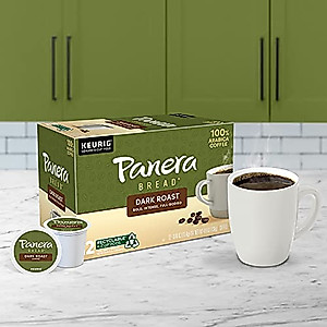 Panera Bread Dark Roast Coffee, Keurig Single Single Serve Coffee K-Cup Pods, 12 Count (Pack of 6)