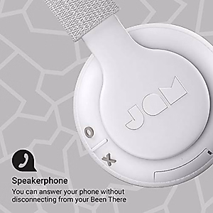Been There, On-Ear Bluetooth Headphones 14 Hour Playtime, Hands-Free Calling, Sweat and Rain Resistant IPX4 Rated, 50 ft. Range JAM Audio Gray, 8.63x3.13x8.75