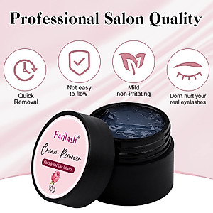 Eyelash Extension Remover 10g Lash Extension Remover Dissolves Powerful for Lash Extensions Lash Glue Remover Low Irritation for Sensitive Skin(Rose)