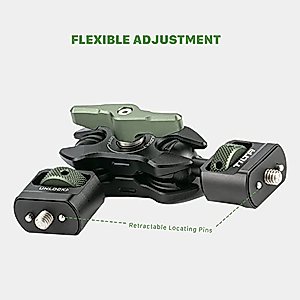 Tilta Mini Articulating Arm | Mount Camera Accessories with 1/4"-20 to 1/4"-20 (with Locating Pins) Connectors (Others Available Separately) | TA-MAA