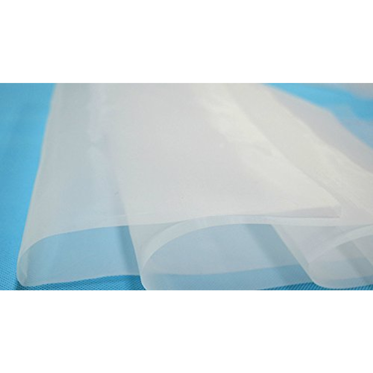 500 Micron Nylon Mesh Filter Woven Mesh Sheet Off-White Polyester Food Grade (50"x30")