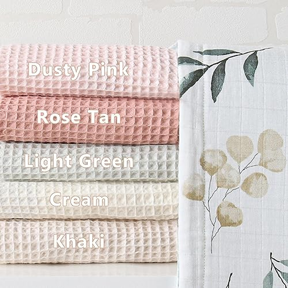 YourFavorite | Baby Blankets Muslin Swaddle Newborn Swaddle Double-Sided Neutral Receiving Blanket Muslin Front Waffle Back Security Crib Small Blanket (Teddy Bears)