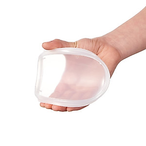 FULING [48pack 8oz Plastic Containers with Lids Deli Disposable Food Storage Takeout Containers Airtight BPA-Free Leakproof Round Bowls for Soup Salad Restaurant Supplies with Clear Lids