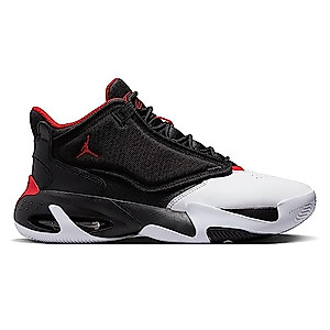 Men's Jordan Max Aura 4 Shoes Black/Gym Red/White (DN3687 061) (us_Footwear_Size_System, Adult, Men, Numeric, Medium, Numeric_9)