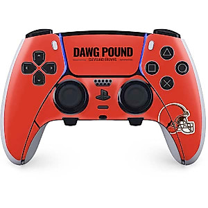 Skinit Gaming Decal Skin Compatible with PS5 DualSense Edge Pro Controller - Officially Licensed NFL Cleveland Browns Team Motto Design