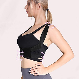 CapsA Professional Posture Corrector for Men Women and Kids Adjustable Comfortable Support Back Brace Providing Pain Relief for Neck Back Shoulders