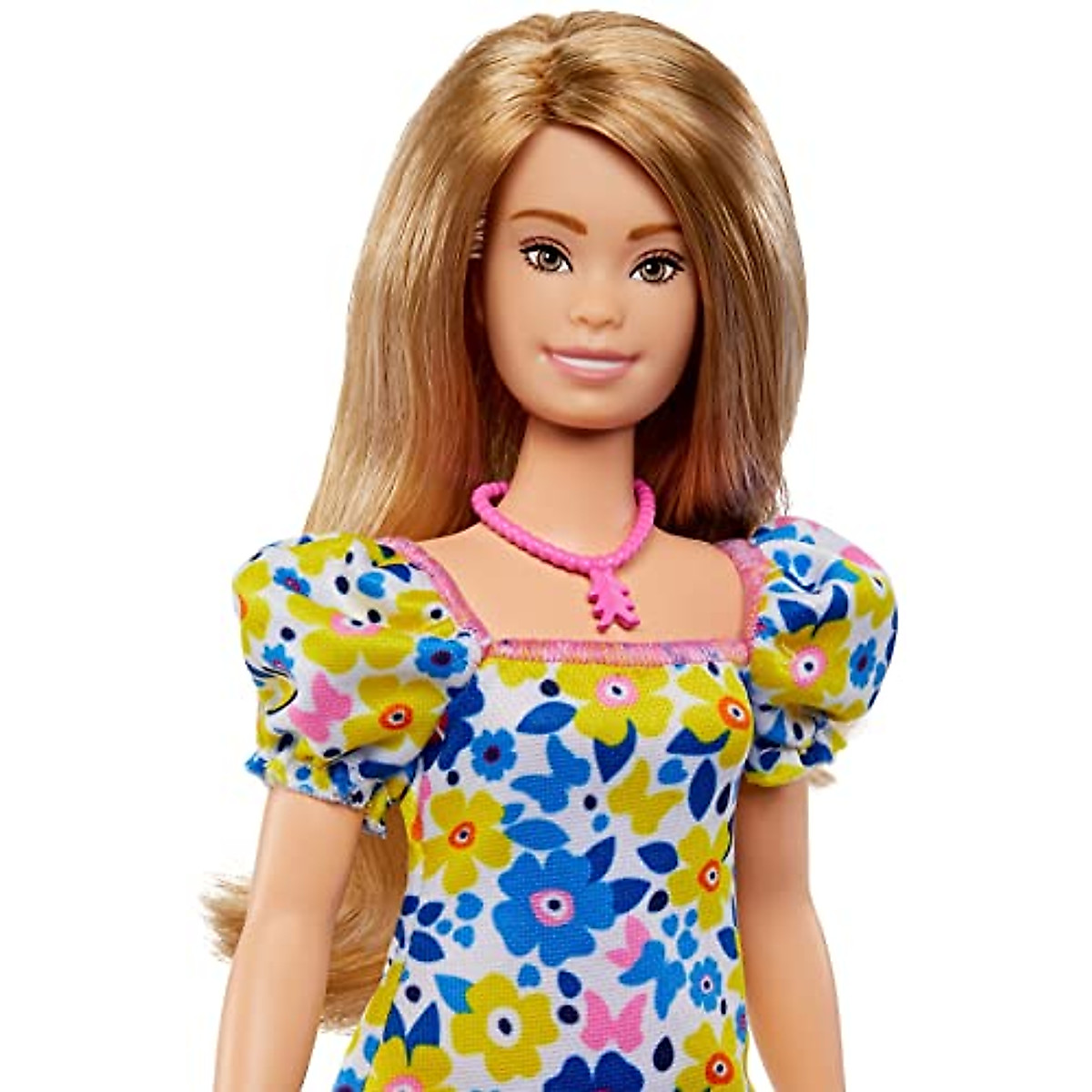 Barbie Fashionistas Doll # 208, Doll with Down Syndrome Wearing Floral Dress, Created in Partnership with The National Down Syndrome Society