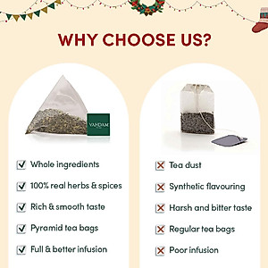 Limited Edition - Advent Calendar 2024 Tea Bags 24 Unique Flavors - Luxury Holiday Gift Box | Christmas Advent Calendar 2024 for Adults | Advent Calendar 2024 Adult Women and Men | VAHDAM