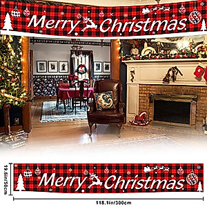 Merry Christmas Banner Christmas Decorations Merry Christmas Yard Sign Decor for Home Indoor Outdoor Party Decor Supplies