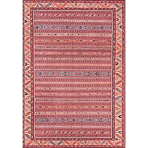 Momeni Rugs Afshar Traditional Tribal Area Rug x, 2'0" x 3'0", Multicolor
